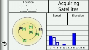 Good satellite days and bad satellite days - GPS Tracklog