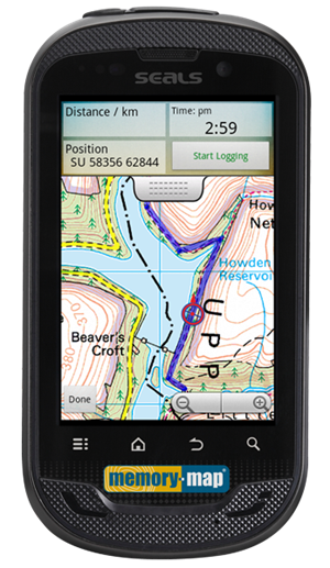 Memory-Map Releases Android GPS for UK - GPS Tracklog